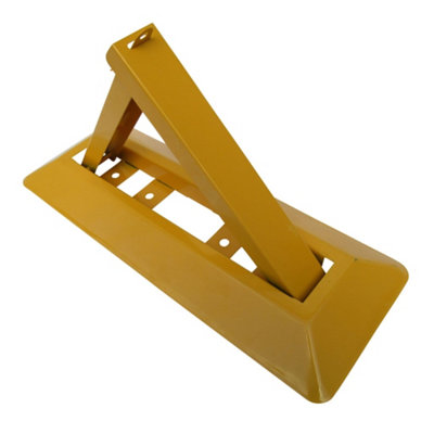 Folding Parking Barrier Lockable Triangle (Post Driveway Steel Drop Down)