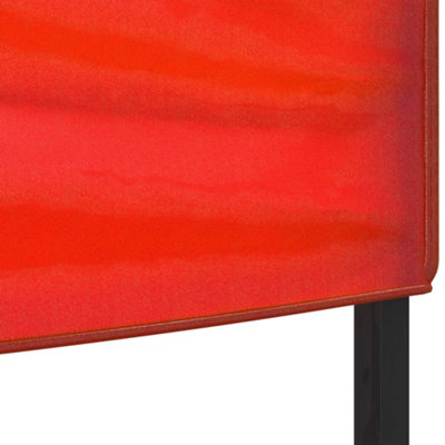 FOLDING PARTY TENT GARDEN GAZEBO CANOPY RED 3X3 M