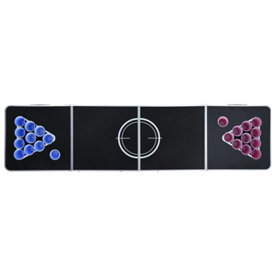 Folding Pong Table with Cups and Balls Flexible and height adjustable ...