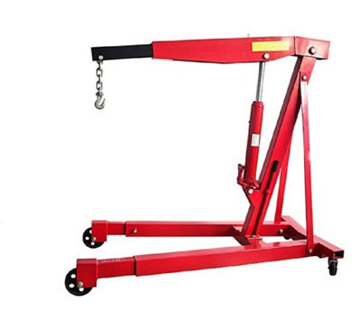 Folding Portable Engine Crane Hoist 3T (Hydraulic Lifting Garage ...