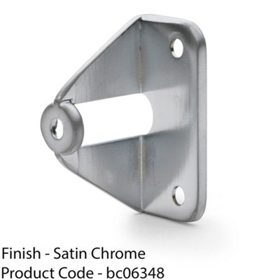 Folding Sliding & Slab Door Handle Adapter - Knobs & Pulls - Satin Chrome