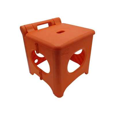 Folding Small Stool X2 (Foldable Portable Collapsible Plastic Camping ...