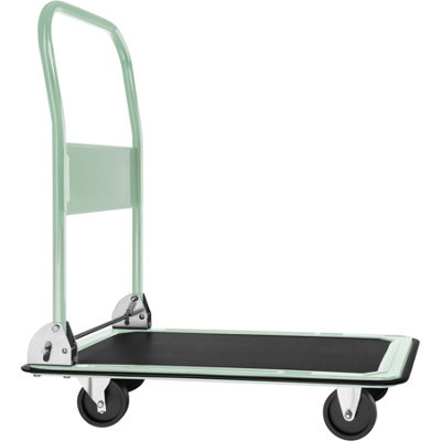 Folding Trolley - 2 fixed, 2 swivel wheels, 150 kg load capacity, 73 x ...