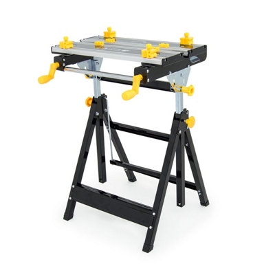 Folding Workbench Wolf Craftsman s Aluminium Mobile Portable Jaw Grips Worktop