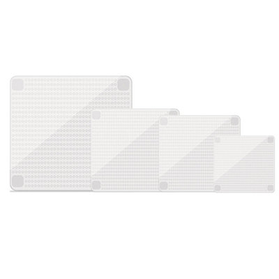 Food & Container Covers Silicone - 4pc set | DIY at B&Q