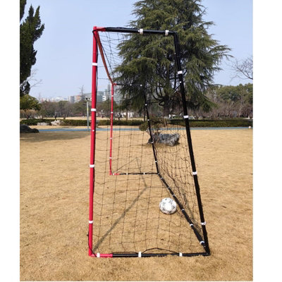 Football Goal Posts Net Soccer Practise Garden Training Black Red 3m x ...