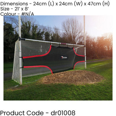 Football Shot Target Training Net - GAA 21 x 8 Feet Goals - Striking ...