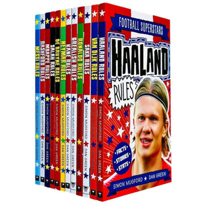 Football Superstars 12 Books Collection Rules Mega Pack Set By Simon ...