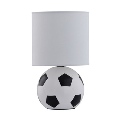 Footie - Black and White Football Bedside Lamp