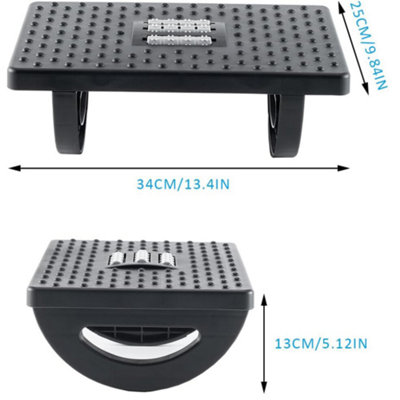 Footrest Cushion Round Plastic Foot Rest Under Desk Foot Stool Under ...