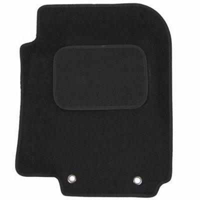 For Kia Rio Tailored Carpet Car Floor Mats 2011 to 2017 4pc Set Black