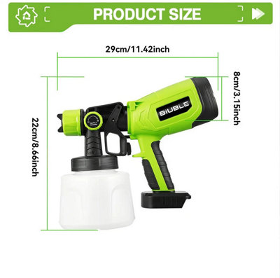 For Milwaukee 4811,18 18V Battery HVLP , Cordless Paint Sprayer