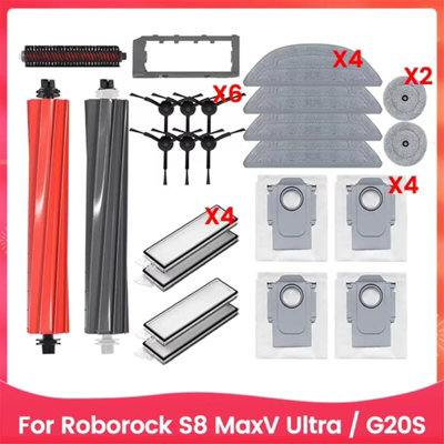 For S8 MaxV Ultra Robot Vacuum Cleaner Replacement Parts