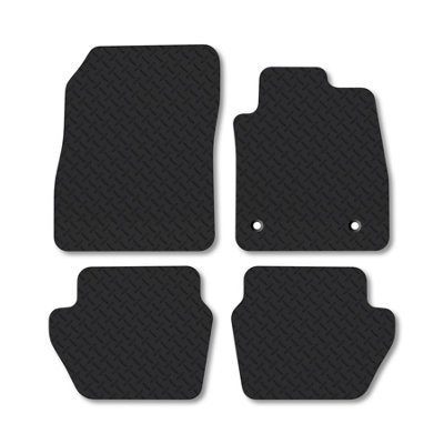 Ford Fiesta (2017+) 5mm Rubber Premium Car Mats Heavy-Duty Tailored Fit