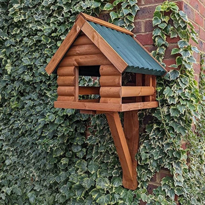 Buy Fordwich Green Wall Mounted Bird Table | DIY at B&Q