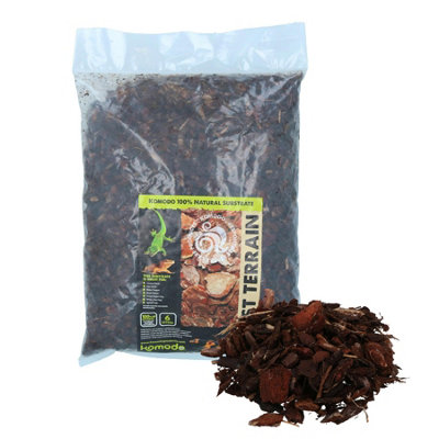 Forest Terrain Orchid Bark Chips 6 L Natural Reptile Substrate for ...