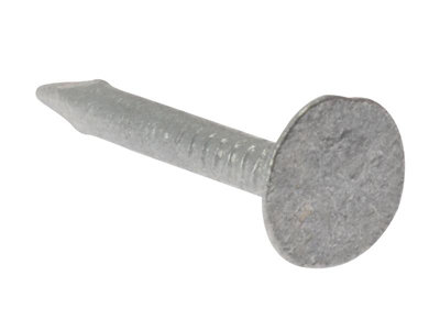 ForgeFix 500NLELH25GB Clout Nail Extra Large Head Galvanised 25mm (500g ...