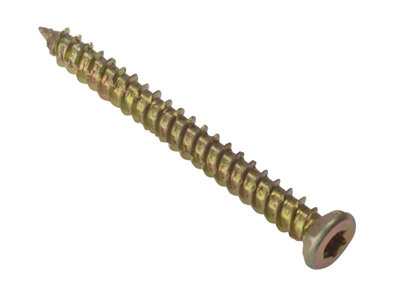 ForgeFix 7.5 x 72mm Concrete Frame Screws - Box of 100 for Masonry
