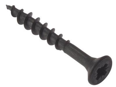 ForgeFix CARS4232 Carcass Screws Pozi Compatible SCT Black Phosphate 4. ...
