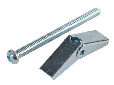 ForgeFix FPTOG675 Plasterboard Spring Toggle ZP M6 x 75mm ForgePack 4 ...