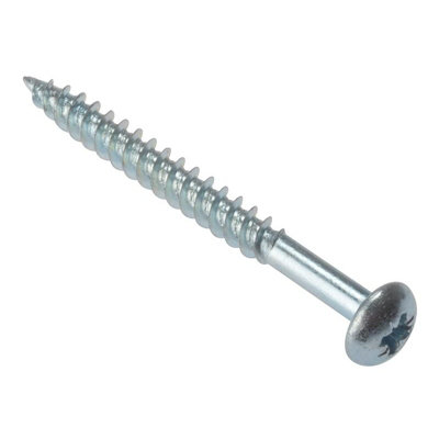 Forgefix General Purpose Screws, Pozi, Rh, Zp Multi Colour (1.1/2 x 10)