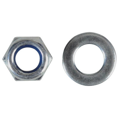 Forgefix Hexagonal Nuts With Nylon Inserts, Zp Multi Colour (M5 ...