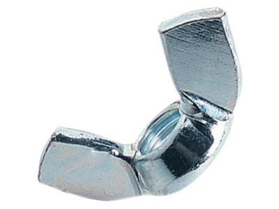 Forgefix M12 Wing Nut Pack of 10 - Zinc Plated for Corrosion Resistance