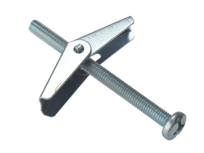 Forgefix M5 x 75mm Plasterboard Spring Toggle - Pack of 10 for Secure ...