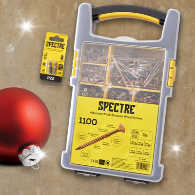 ForgeFix OPSPE1100Y Spectre Advanced Screw Set, 1100 Piece FORSPE1100Y