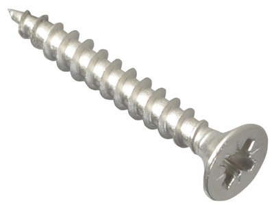 ForgeFix POZI430SS Multi-Purpose Pozi Compatible Screw CSK ST S/Steel 4 ...