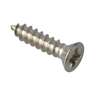 Forgefix Self-tapping Screws, Pozi, Csk, A2 Stainless Steel Multi ...