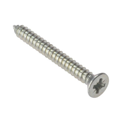 Forgefix Self-tapping Screws, Pozi, Csk, Zp Multi Colour (3/4 x 8)