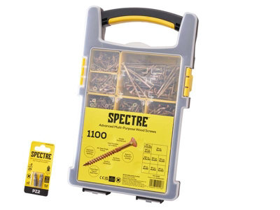 ForgeFix Spectre Advanced 1100 Piece Screw Set for Woodworking and ...