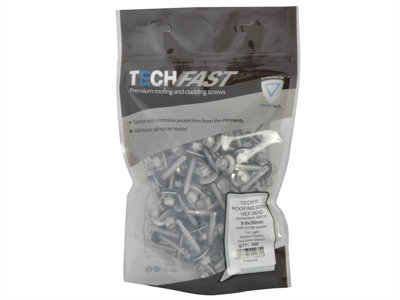 ForgeFix TFHL5538 TechFast Hex Head Roofing Screw Self-Drill Light ...