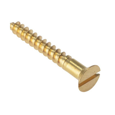 Forgefix Wood Screws, Slotted, Csk, Br Multi Colour (1.3/4 x 8)
