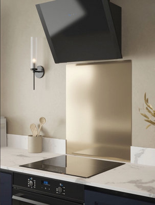 Forgeworks Gold Shimmer Stainless Steel - Self Adhesive - Metal Kitchen ...