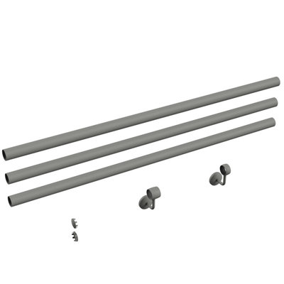 Forgeworks Premium Textured Grey 3.6m Indoor Stair Handrail Kit. Easy ...