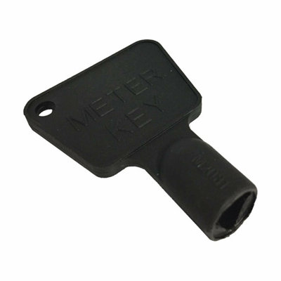 Fort Fasteners Meter Box Keys Black Plastic 2 Keys