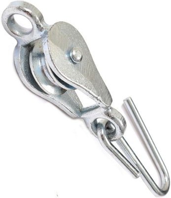Fort Fasteners Washing Line Pulleys Steel Galvanized Premier 1 Pulley