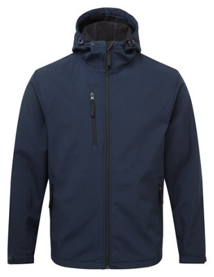 Fort Holkham Waterproof Softshell Work Jacket Navy - XXL | DIY at B&Q