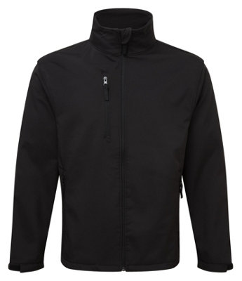 Fort Selkirk Waterproof Softshell Work Jacket Black - XXL