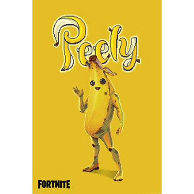 Fortnite Peely Poster Yellow (91cm x 61cm)