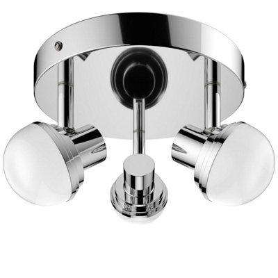 Forum Mesic 3 light round bathroom ceiling spotlight