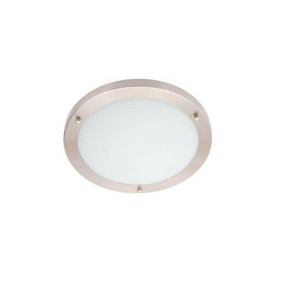 Forum Spa SPA-34047-SNIC Delphi Large LED Flush Ceiling Light - Satin ...