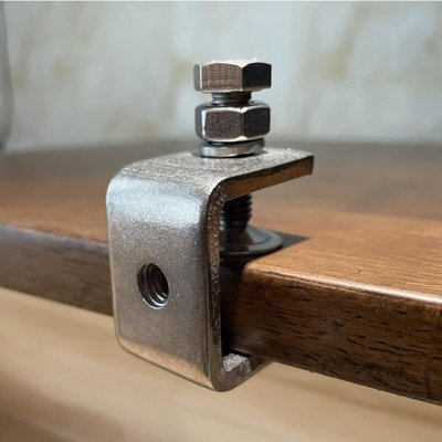 Four 304 Stainless Steel C Clamps Heavy Duty Wide Jaw Opening for ...