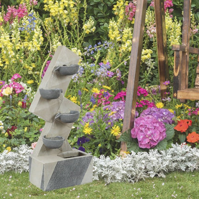 Four Bowls Cascading Water Feature