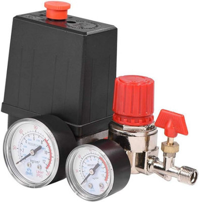 Four Holes Air Compressor Pressure Valve Switch Control Regulator with ...