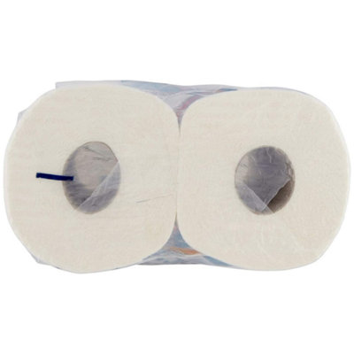 Foxy Cotton Luxury 5ply Thick Toilet Paper, 4 Rolls per Pack (Pack of 6)