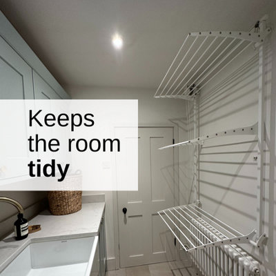 Foxydry Tower 108 cm Grey, Space-Saving Vertical Laundry Drying Rack ...