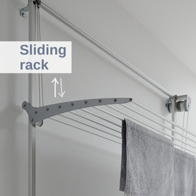 Foxydry Tower 152 cm Grey, Freestanding Laundry Drying Rack with ...
